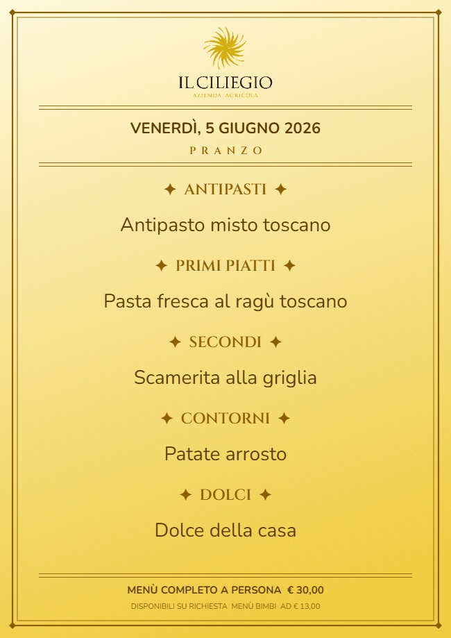 Ristorante - Azienda Agricola Il Ciliegio
